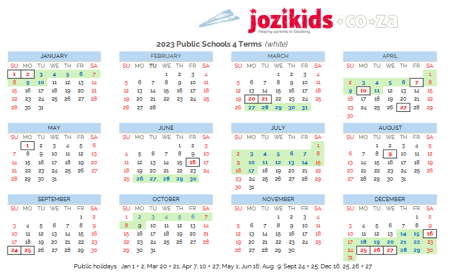 South African School Terms 2023 Jozikids South African School Terms 2023 Jozikids